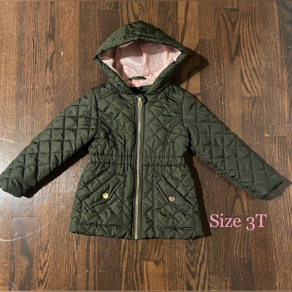 Me Jane | Jackets & Coats | 3t Girls Olive Green Light Weight Jacket ...